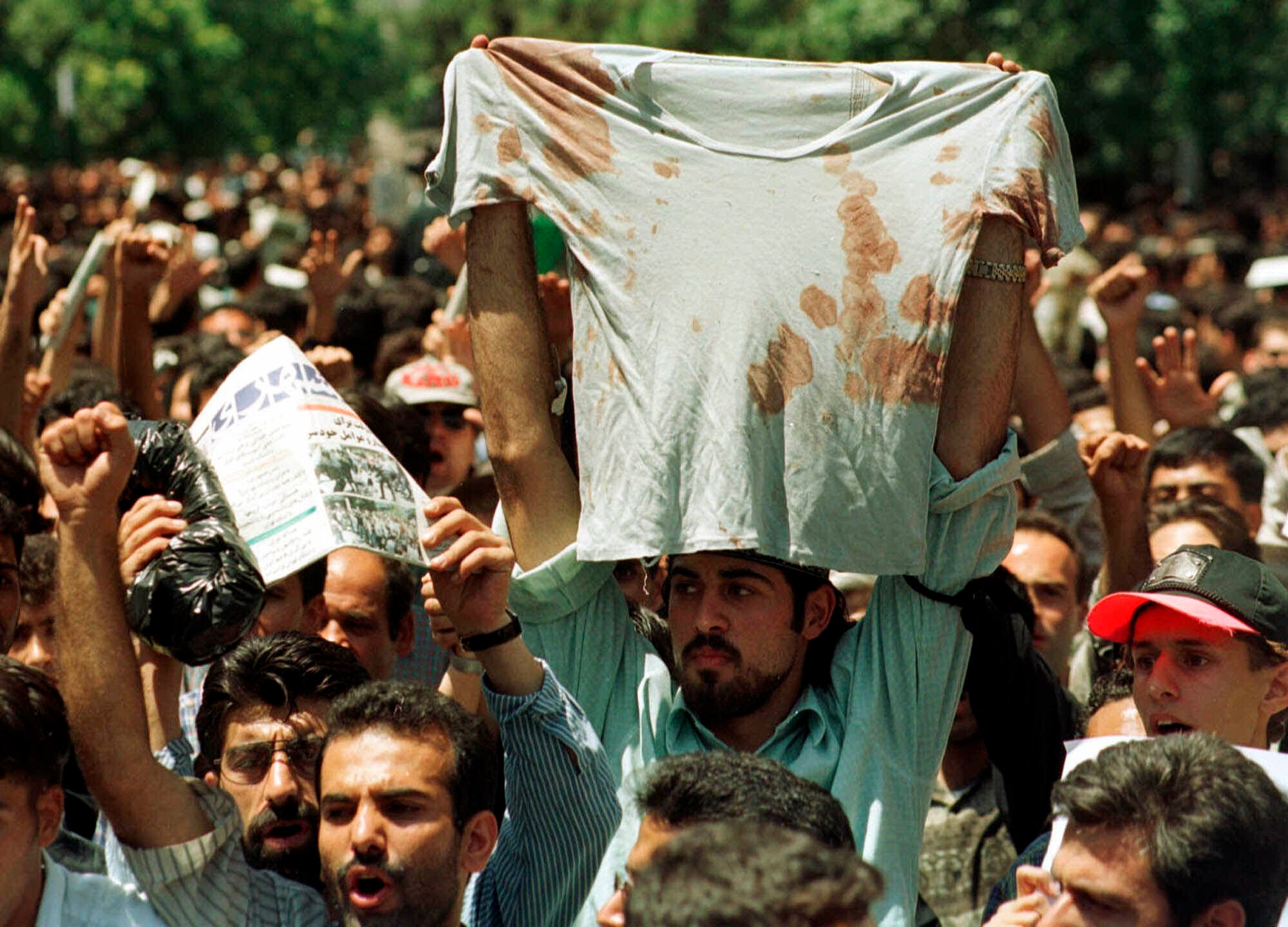 Iran has been shaken by a series of protests over the past 50 years ...