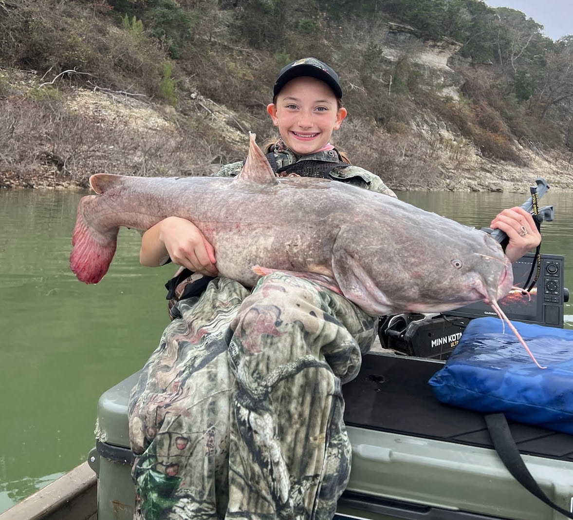 Miss big fish: Texas 11-year-old stays ready for big catfish
