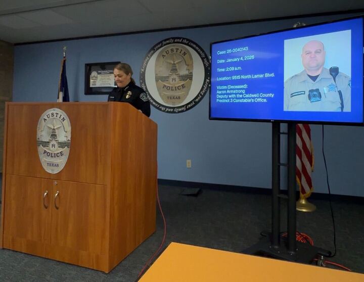 Man charged with fatal shooting of Texas officer in Austin