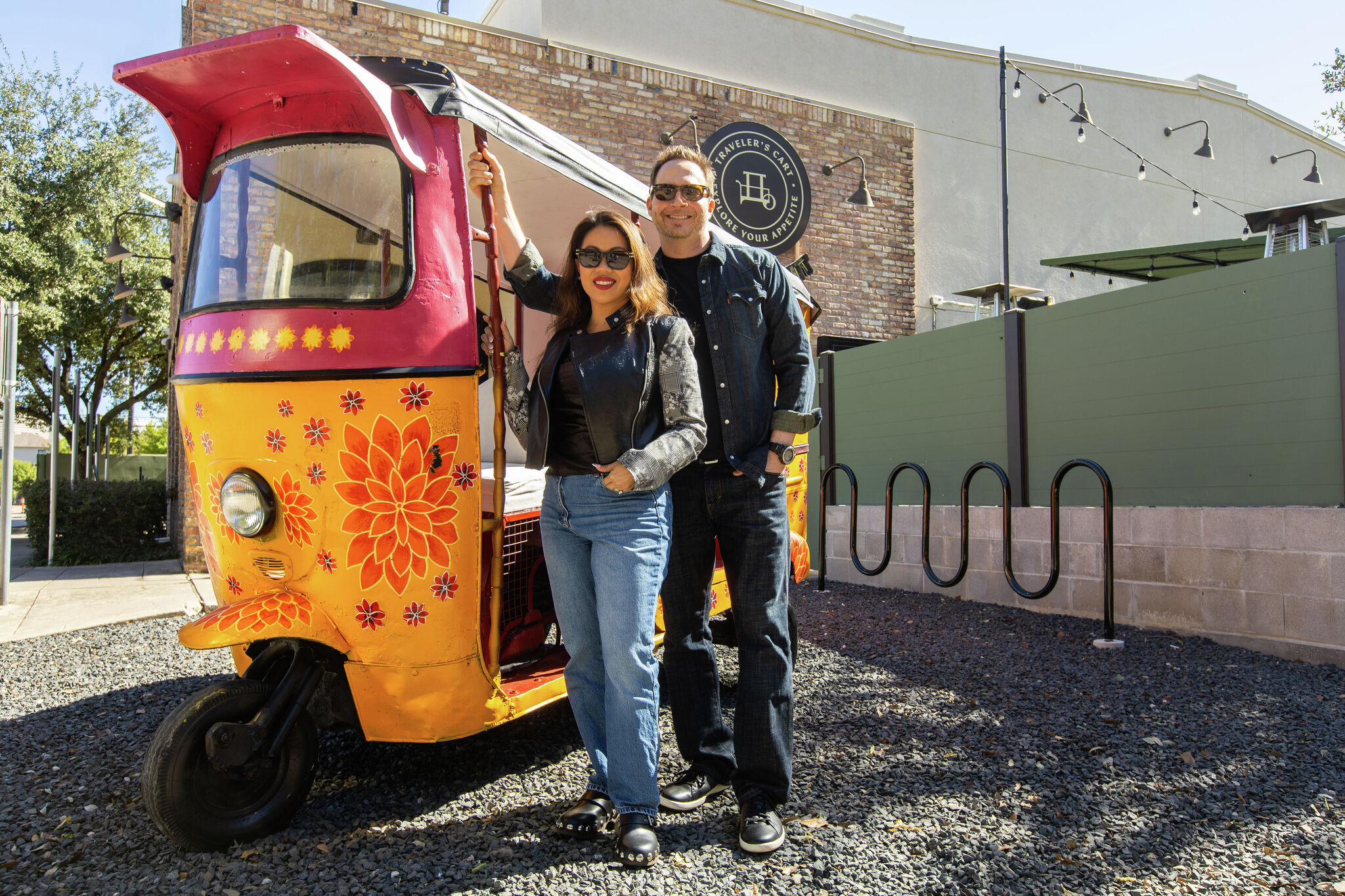 Who were Thy and Matthew Mitchell of Houston's Traveler's Table?