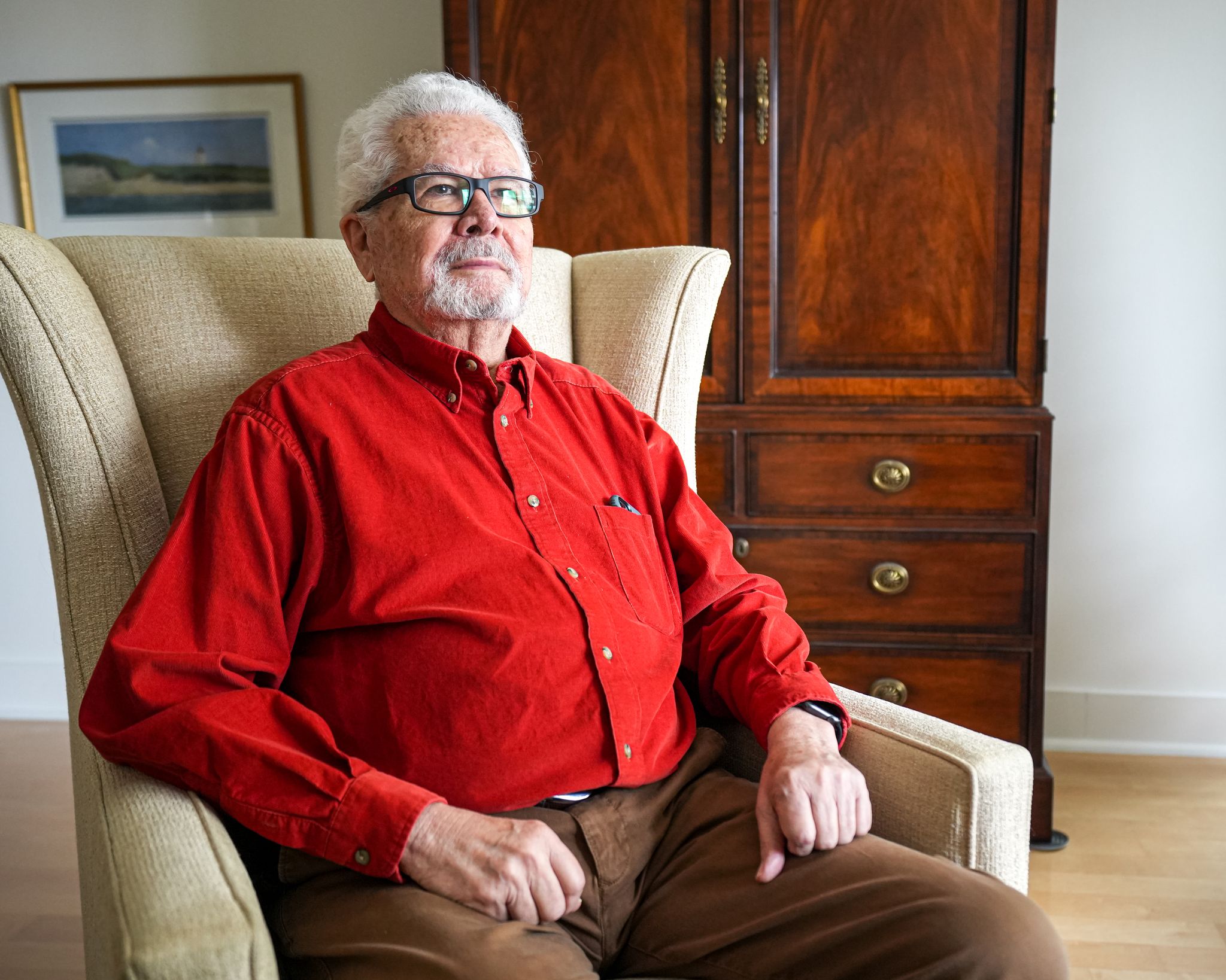 Faces off the field: Cole Miller, senior pitcher, Bowie