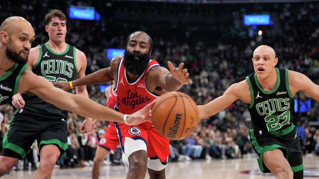 James Harden sits out Clippers game against Warriors due to shoulder ...