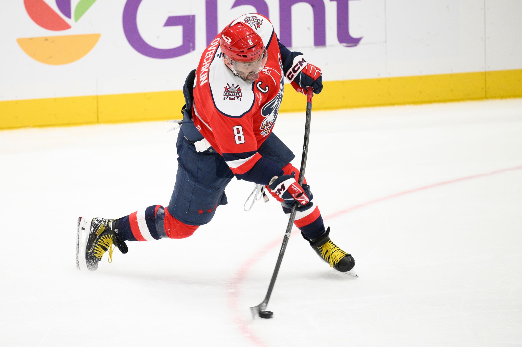 Justin Sourdif scores his first hat trick to lead the Capitals to a 7-4 ...