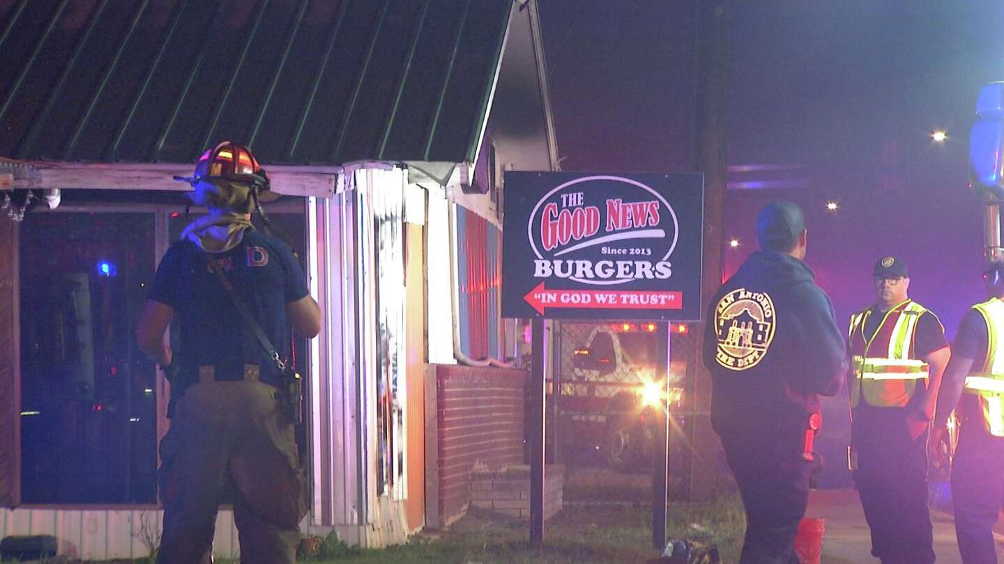 Fire damages San Antonio restaurant Good News Burgers