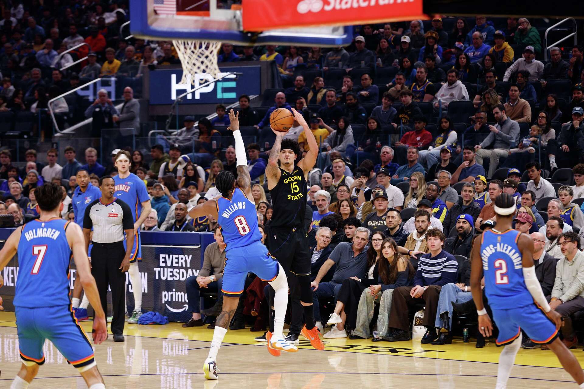 Warriors’ always energized Gui Santos making the most of his minutes