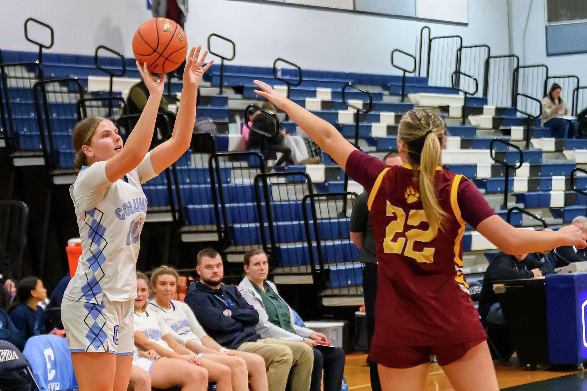 Sarah Rainville leads Columbia into Section 2 basketball playoffs