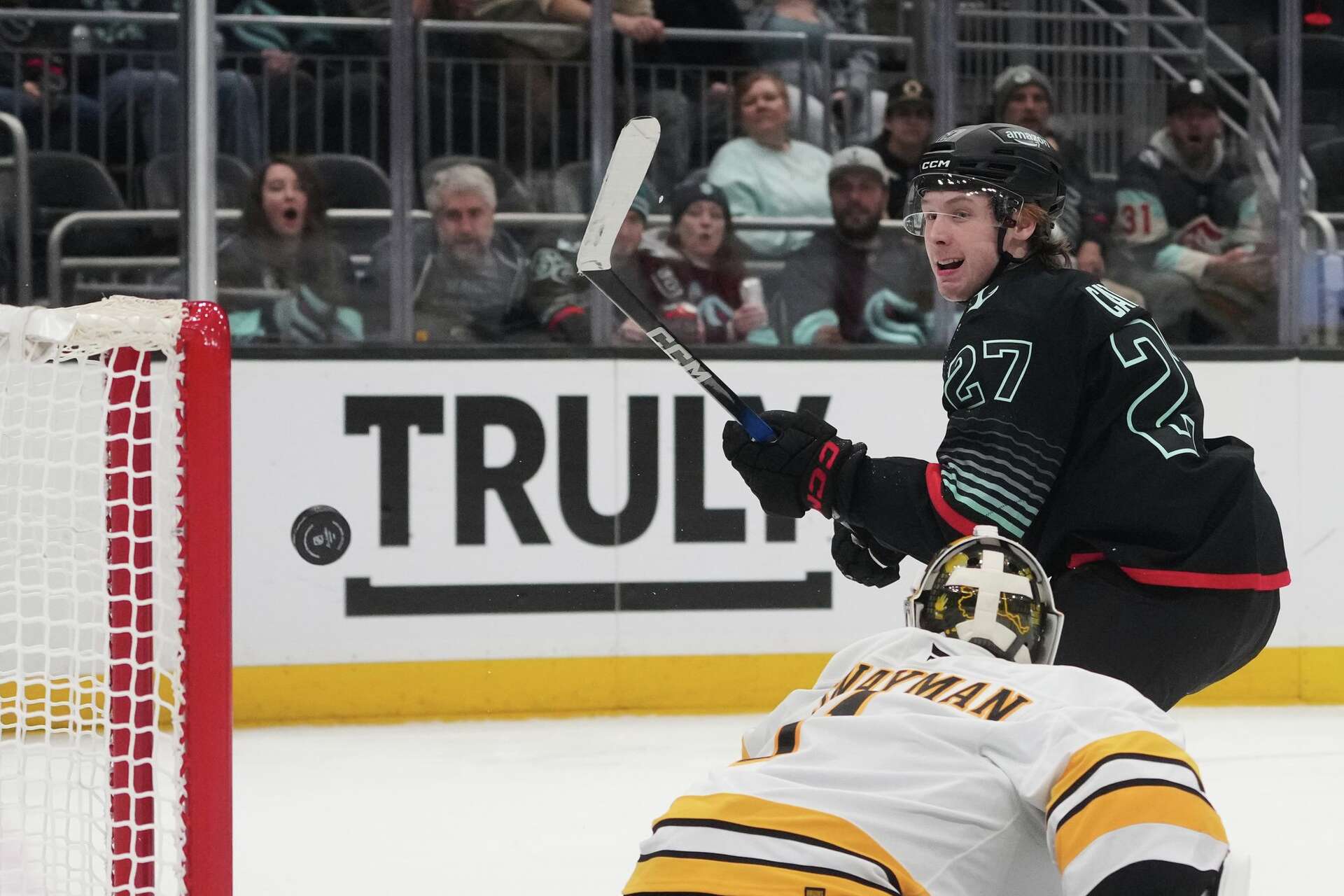 Berkly Catton scores first two NHL goals after enduring 27-game drought