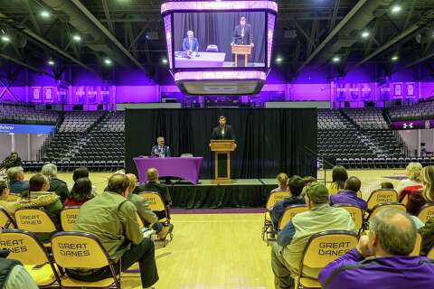UAlbany football introduces Tom Perkovich as new head coach