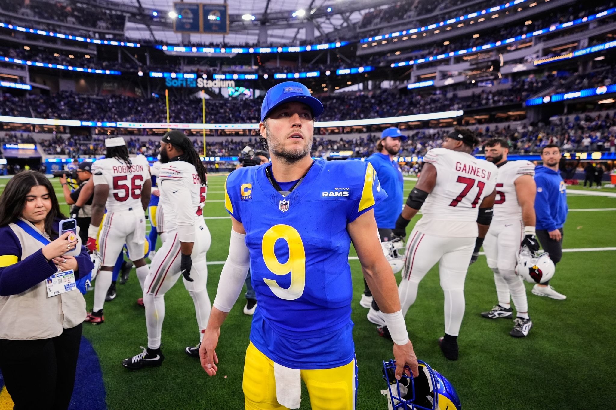 Stafford gets first nod for AP All-Pro. Garrett, Nacua and Smith-Njigba ...