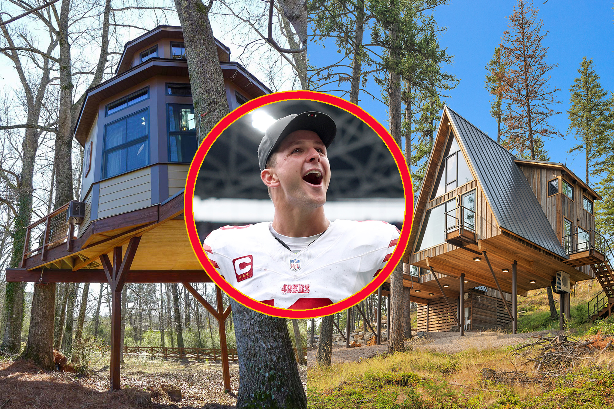 49ers' Purdy's 'big-ass treehouse' and a window into a celebrity craze