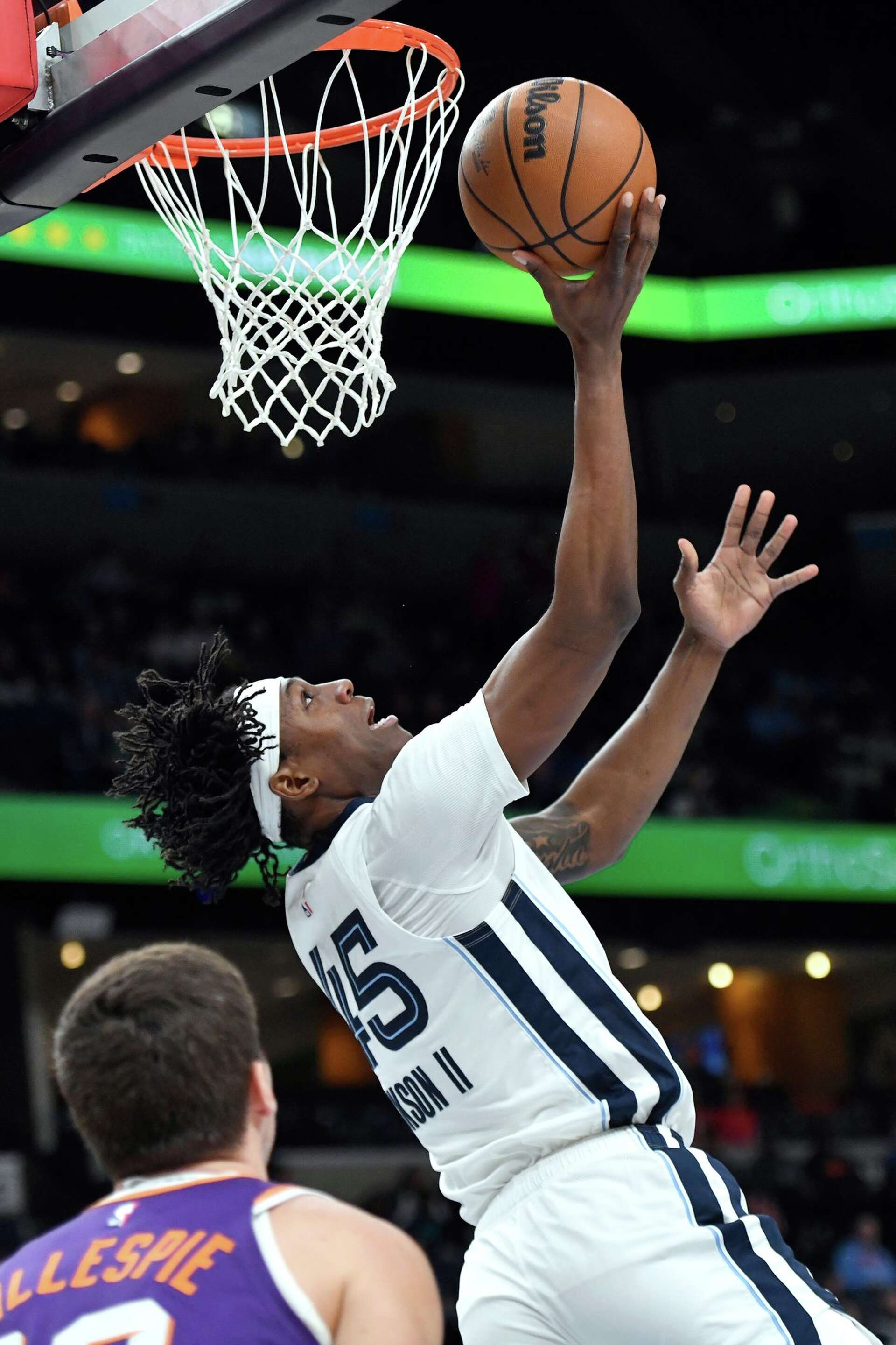 Former Memphis players Dillon Brooks and Grayson Allen star in the Suns ...