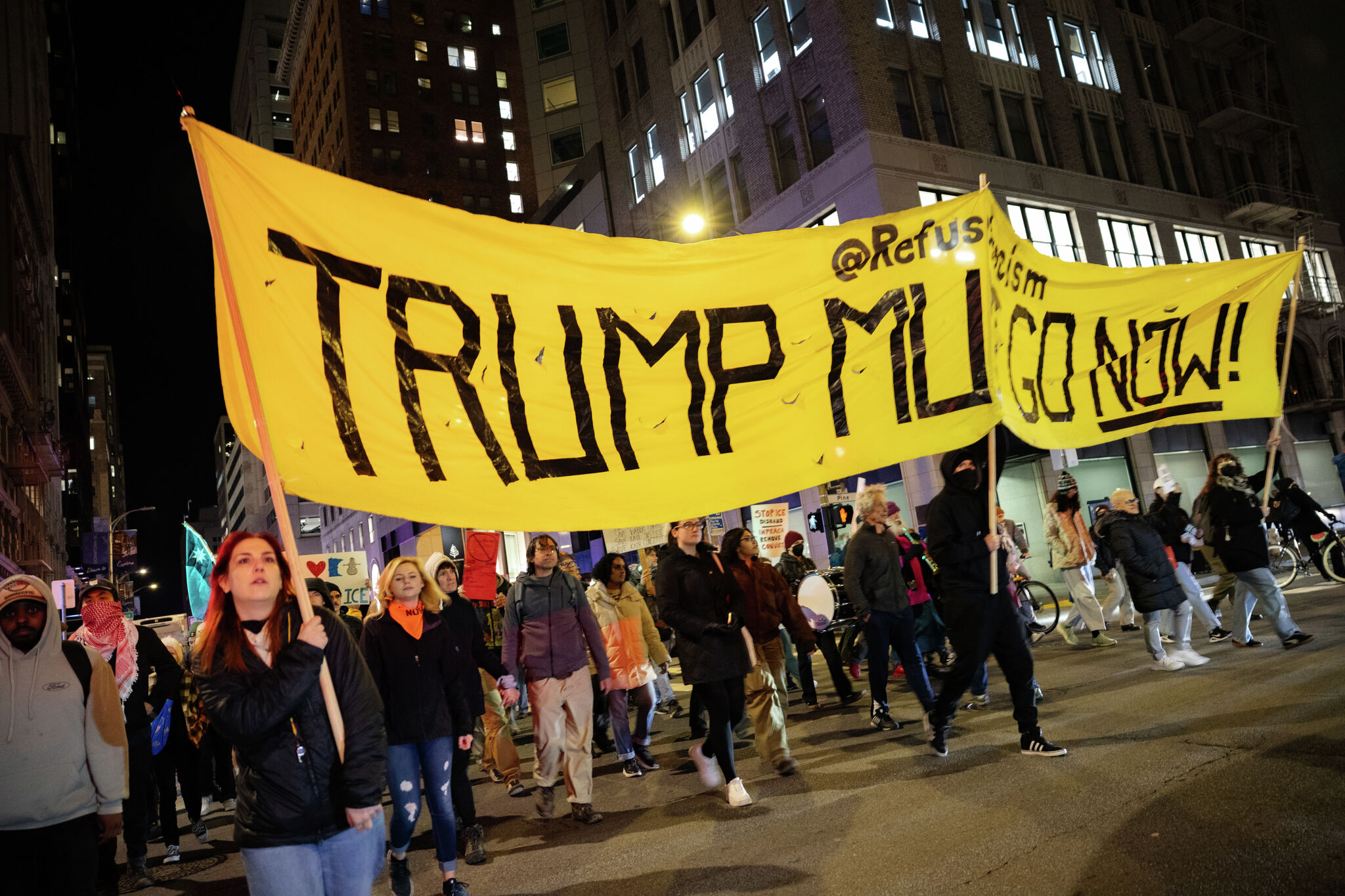 Protesters gather in S.F. after ICE kills a woman in Minneapolis