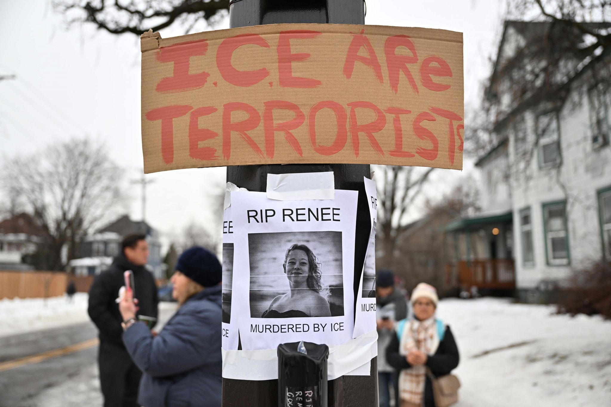 Wife of Minnesota woman killed in ICE shooting: 'We had whistles. They ...