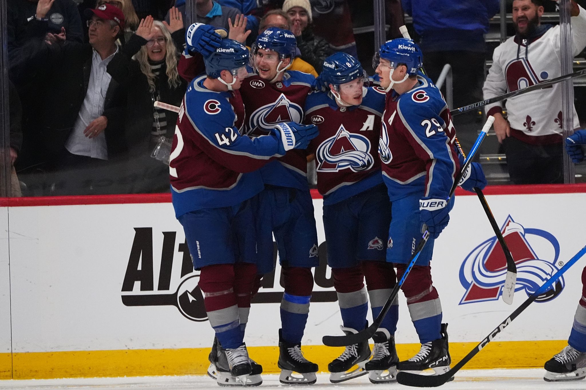 Avs defenseman Josh Manson has fight, 2 goals and 2 assists with dad ...