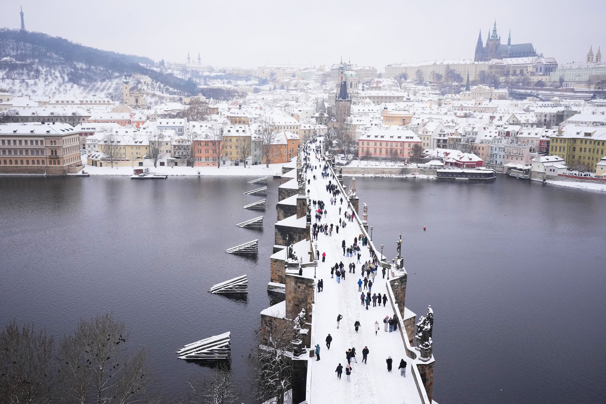 Winter storm slams UK and France as cold snap spreads across Europe