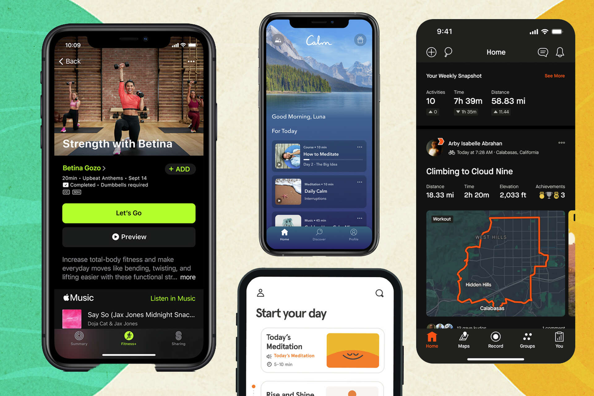 The best fitness apps that make working out and wellness feel doable