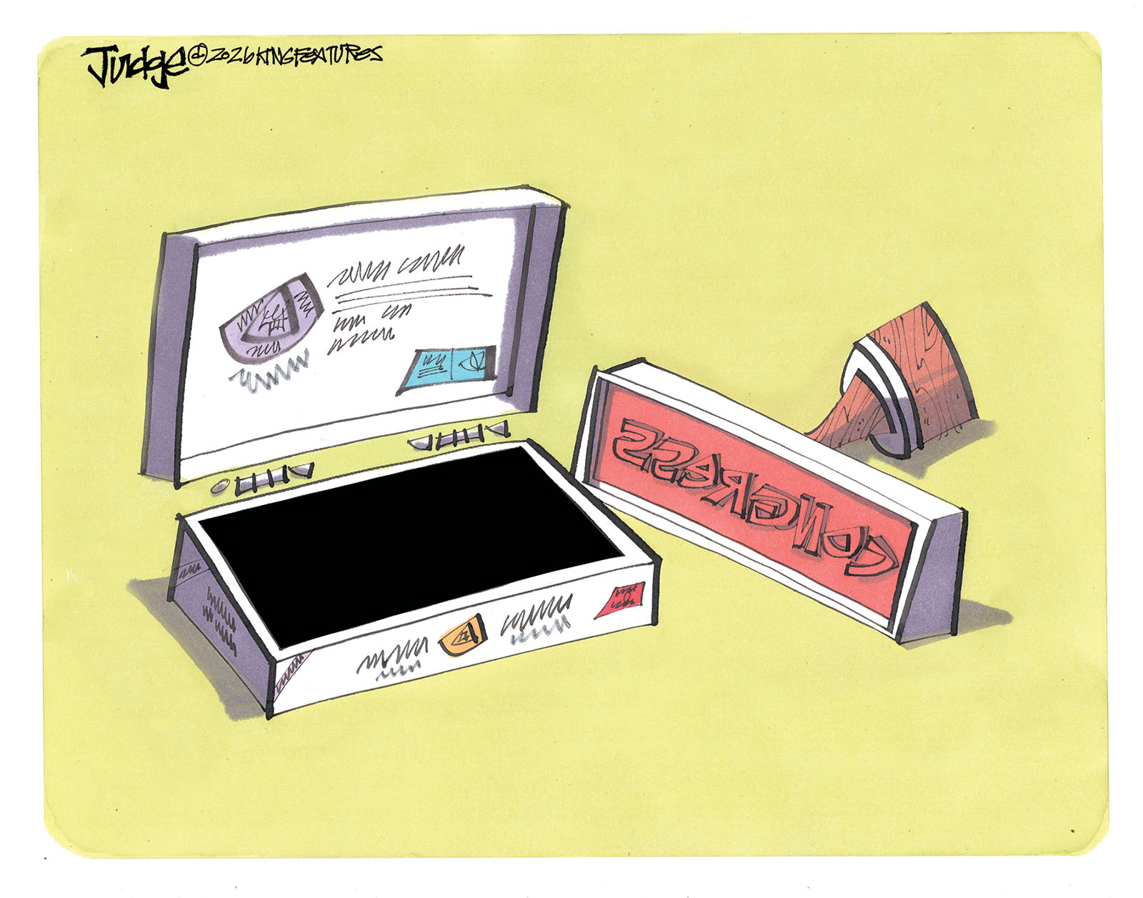 Opinion cartoon: Stamp of approval