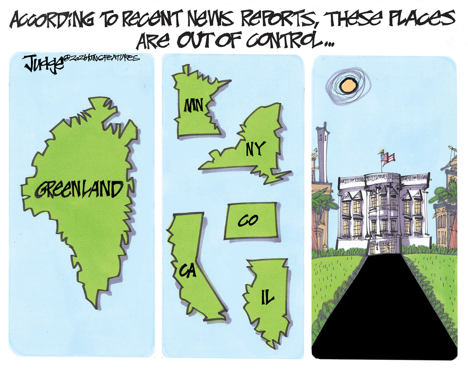 Opinion cartoon: In control