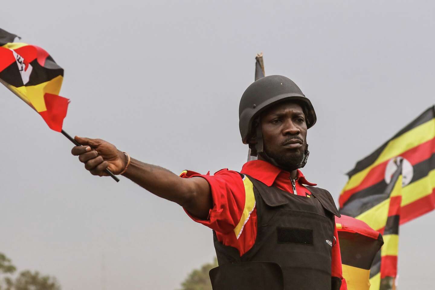 Photos show opposition leader Bobi Wine campaigning ahead of Uganda's ...