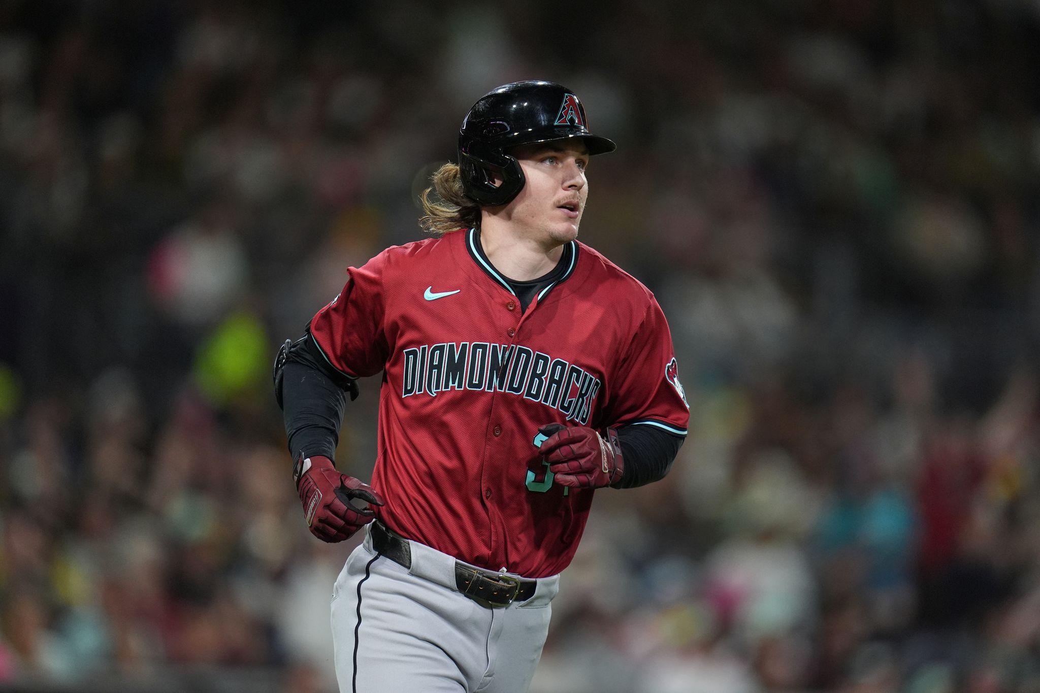 Rockies acquire outfielder Jake McCarthy from the Diamondbacks for a ...