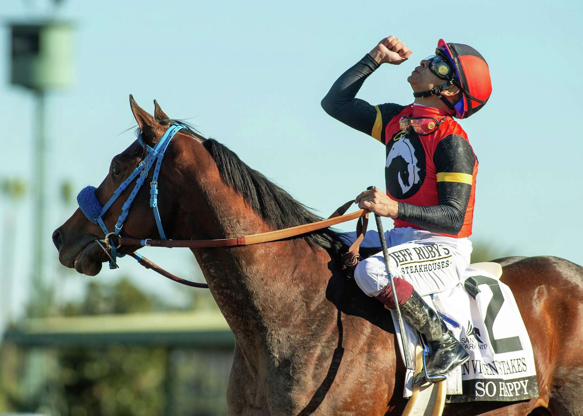 So Happy wins $200,000 San Vicente Stakes under 60-year-old Hall of ...
