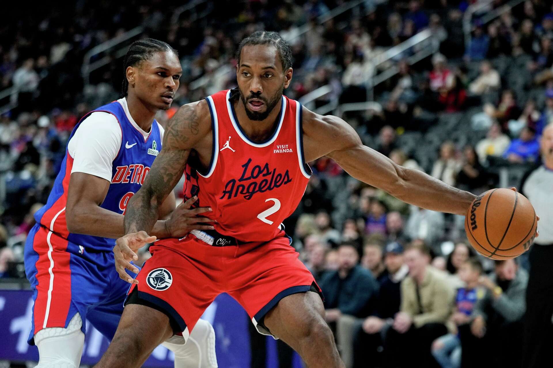 Leonard, Collins and Harden power Clippers to comeback win over Pistons ...