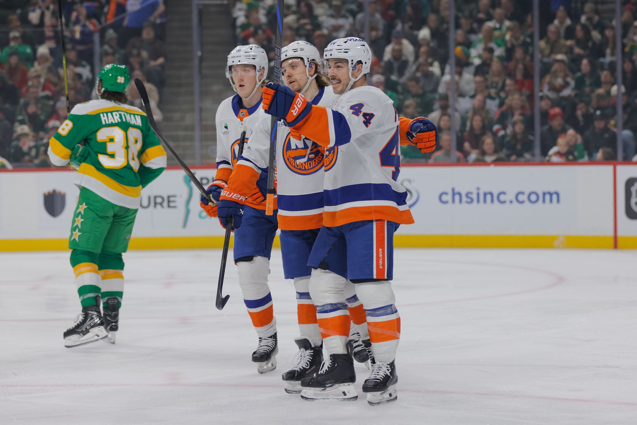 Simon Holmstrom's second goal gives Islanders a 4-3 overtime win over Wild