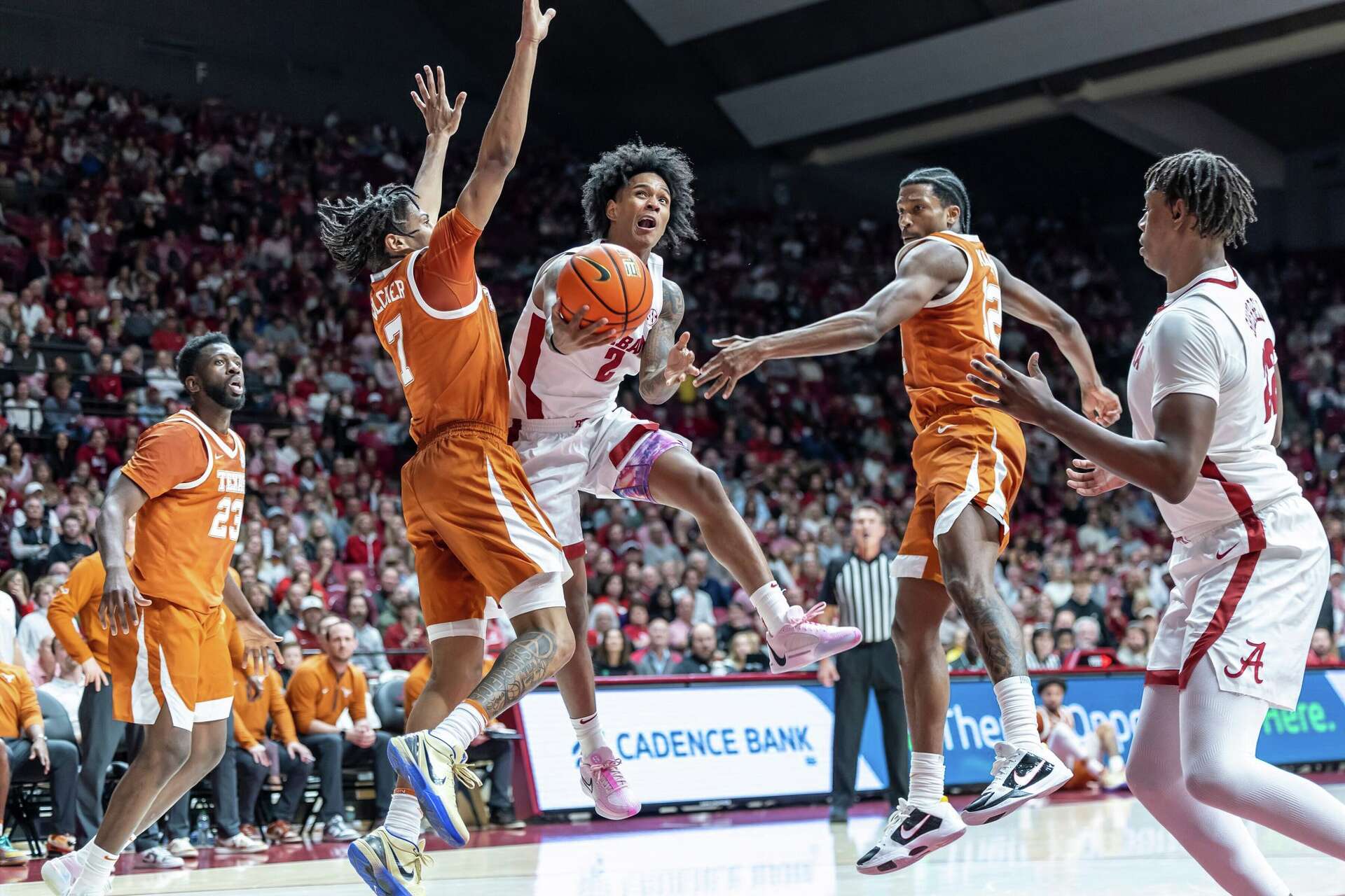 Pope, Swain and Mark come up big as Texas stuns No. 13 Alabama 92-88 in ...