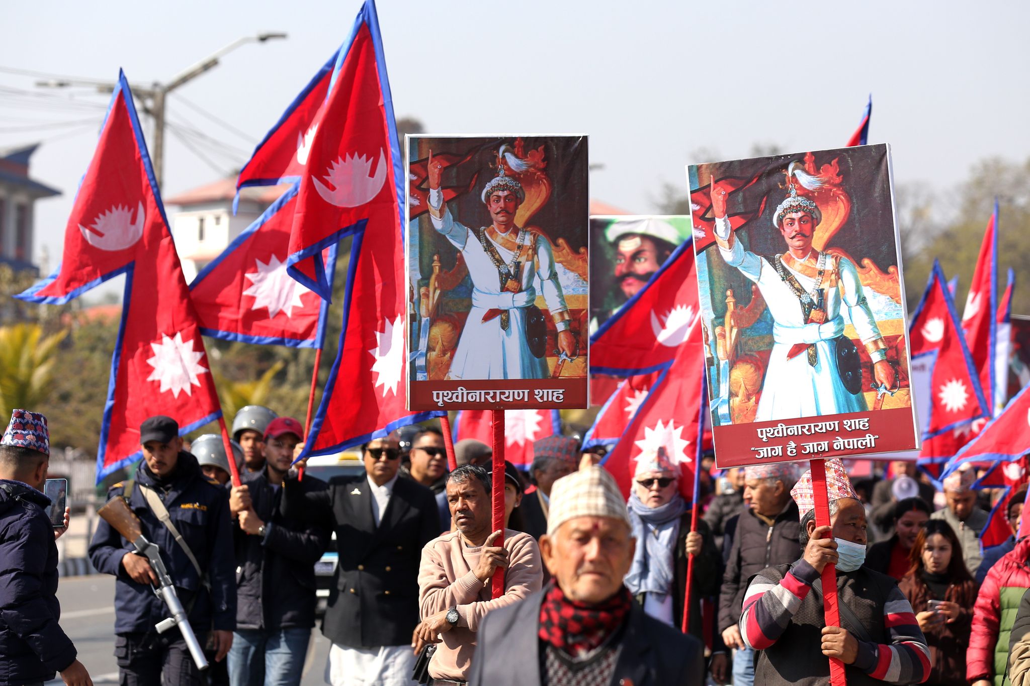 Nepalese royalists demand monarchy restoration ahead of March elections
