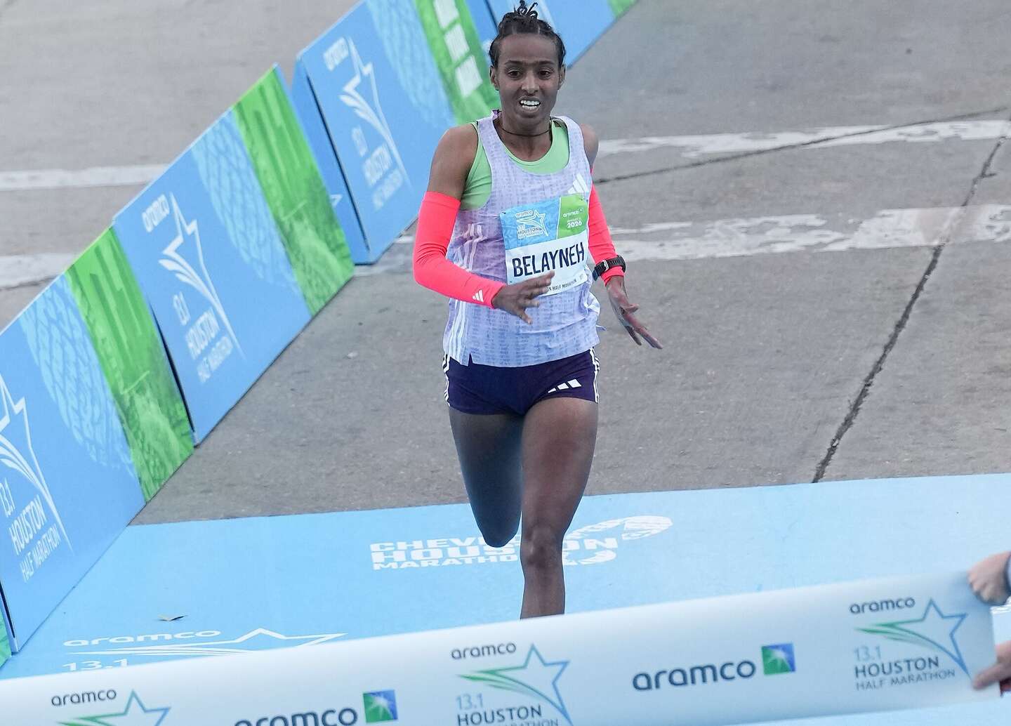 Aramco Houston Half Marathon women: Ethiopia's Fantaye Belayneh wins
