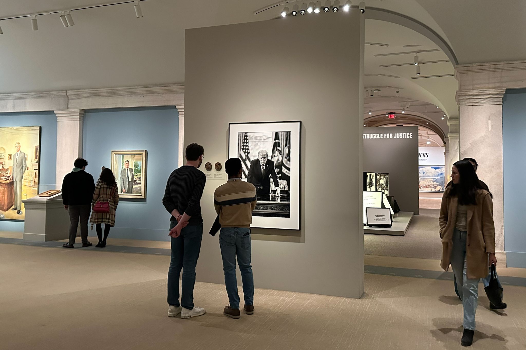 Reference to Trump's impeachments is removed from the display of his ...