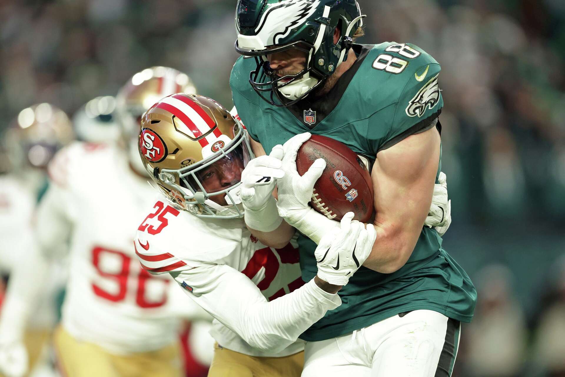49ers ride defense past favored Eagles in thrilling wild card victory