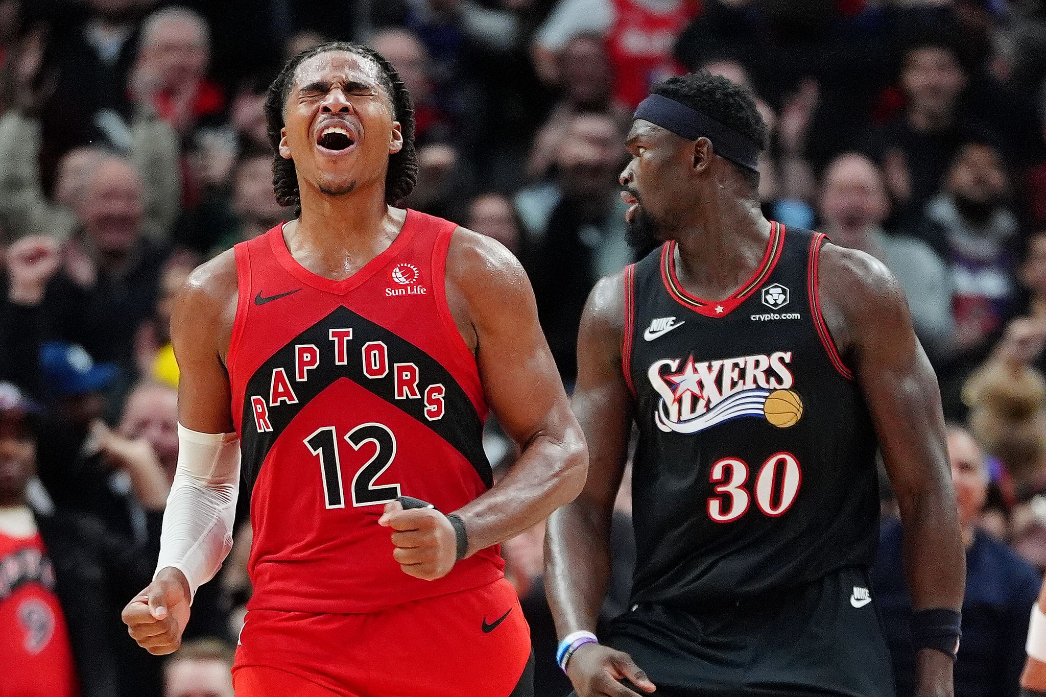 Barnes’ clutch free throw with 0.8 left sends Raptors past 76ers 116 ...