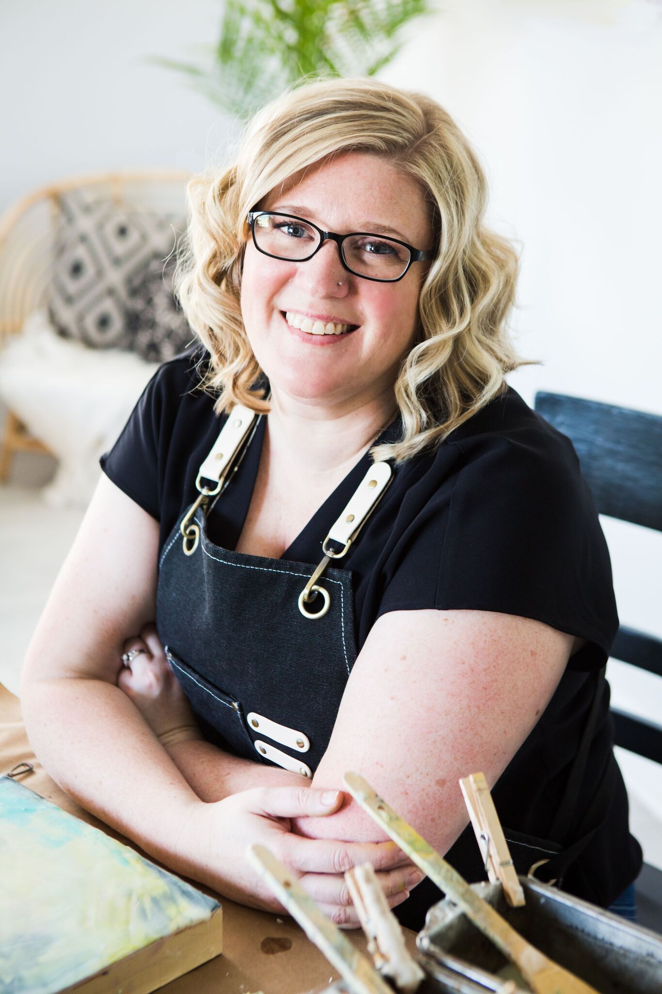 Learn encaustic painting with Kristianne Tefft