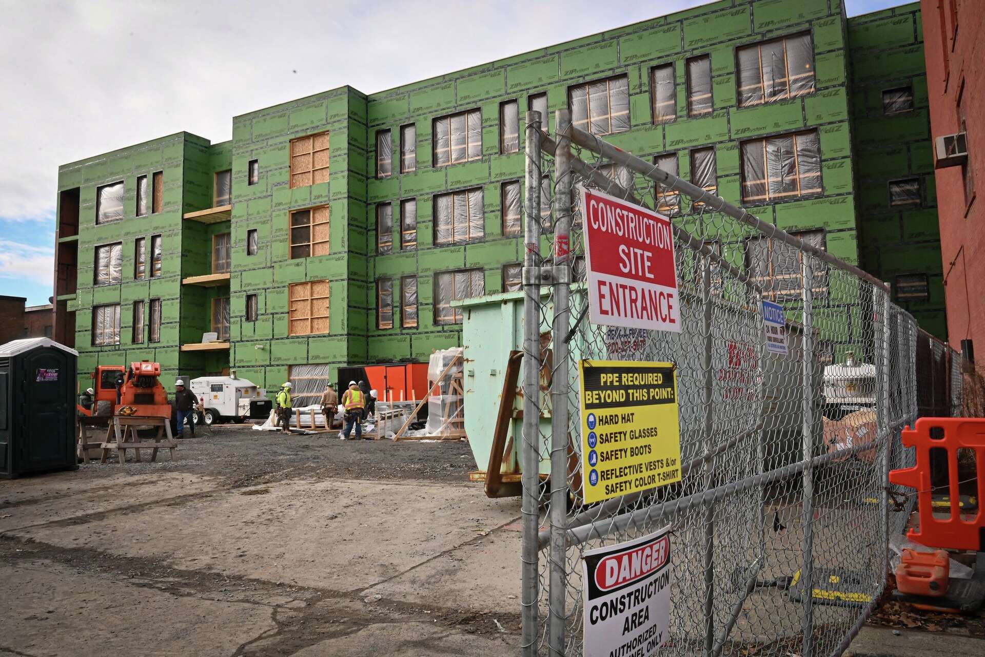 Troy's first zero-emission multifamily apartment building taking shape