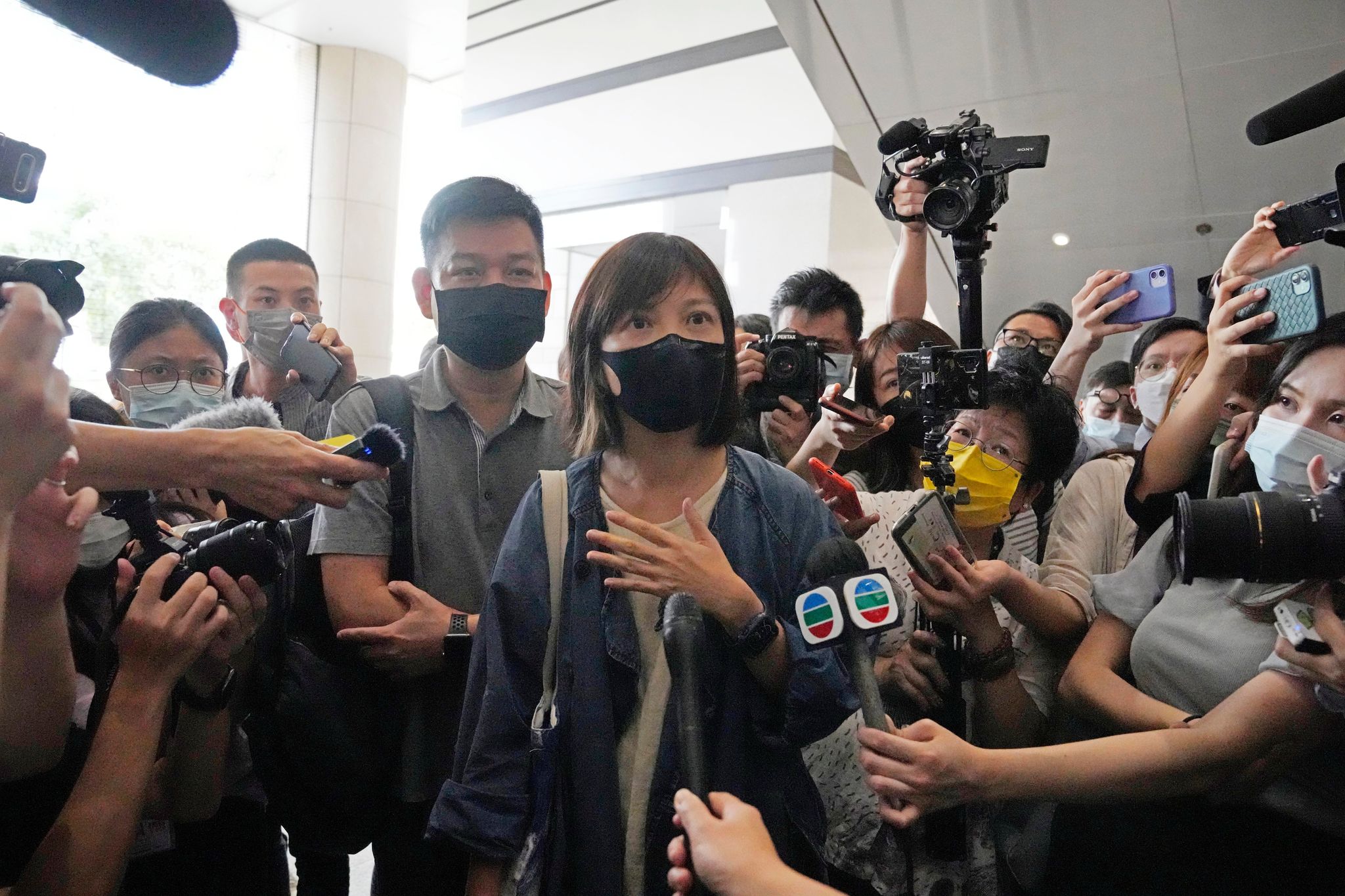 Former Apple Daily staff plead for lighter sentences in landmark Hong ...