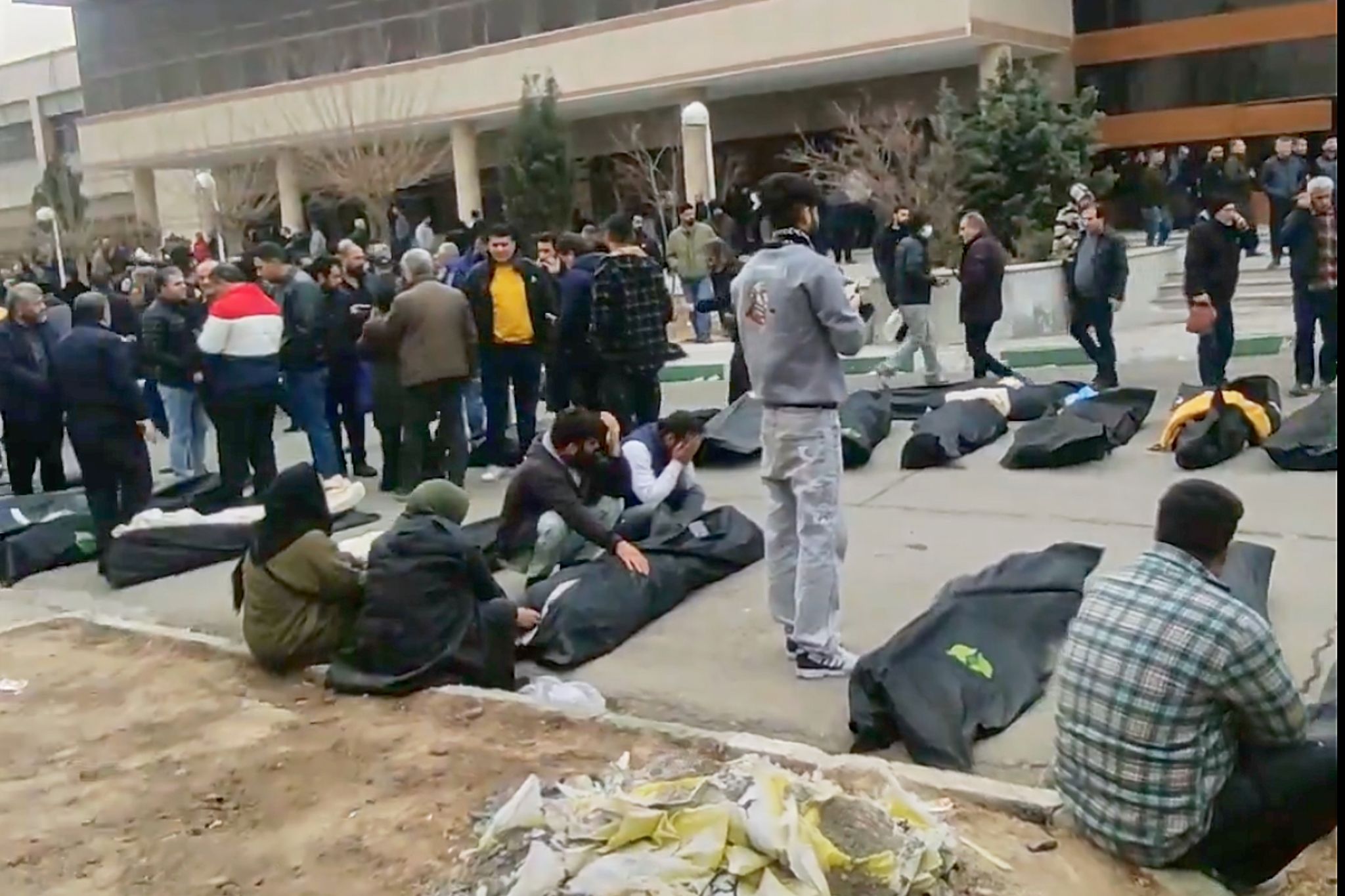 Through the eyes of Iranian protesters, glimpses of disorder, disarray ...