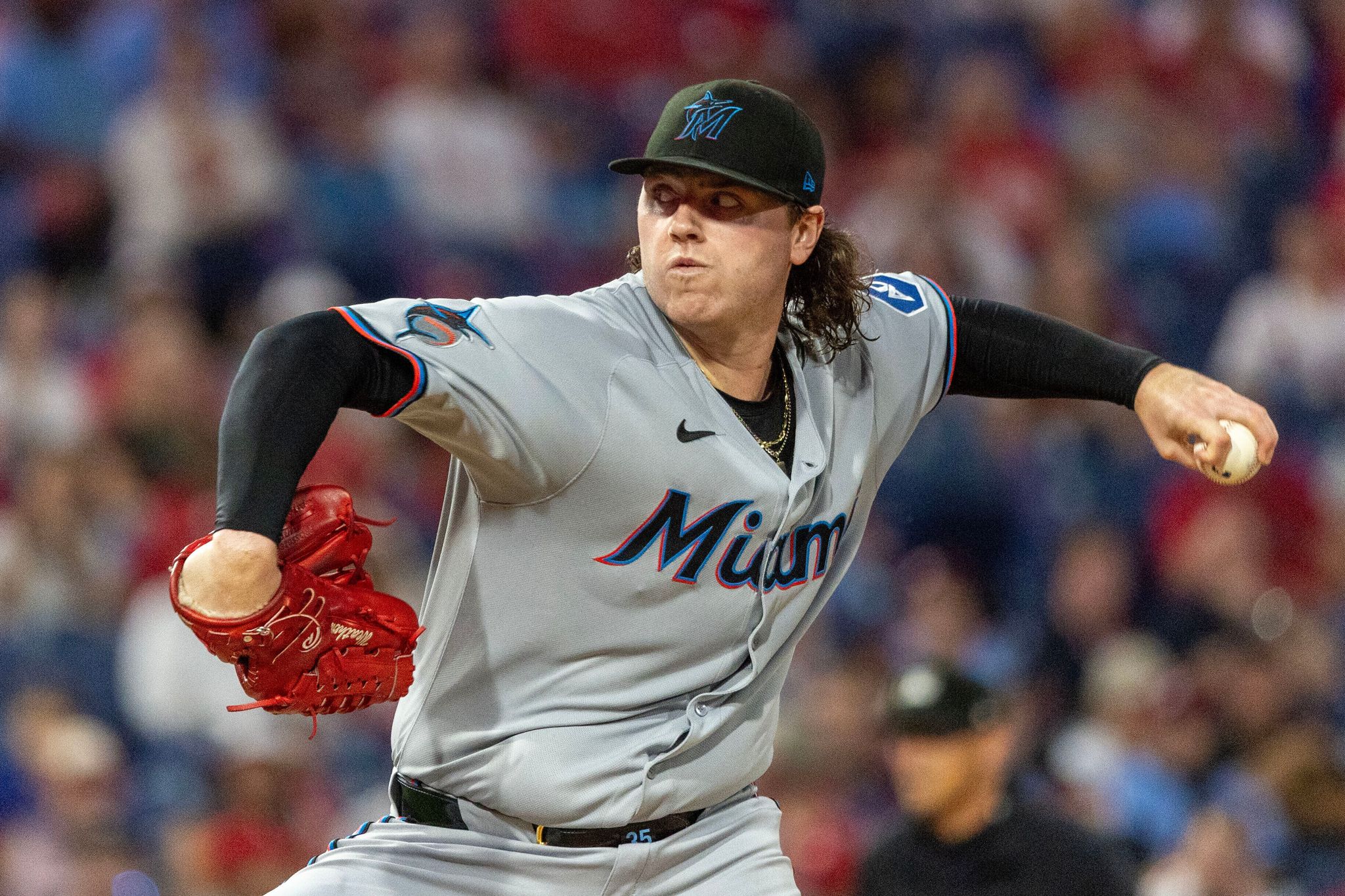 Pitcher Ryan Weathers just got out of sauna when he learned of trade to ...