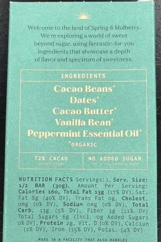 Chocolate bar recall: FDA warns of possible salmonella contamination