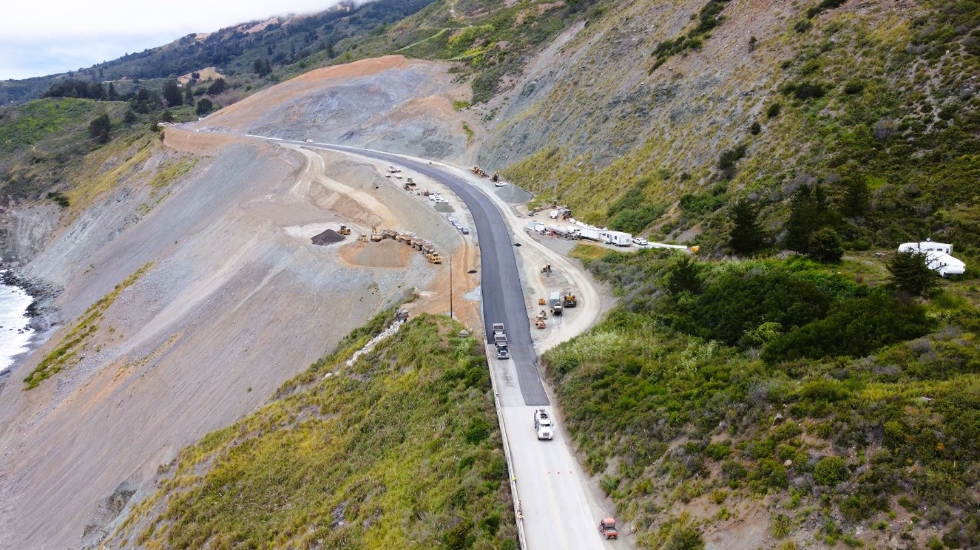 Monterey Co.: Highway 1 In Big Sur Reopening At Noon After 2024 Landslide