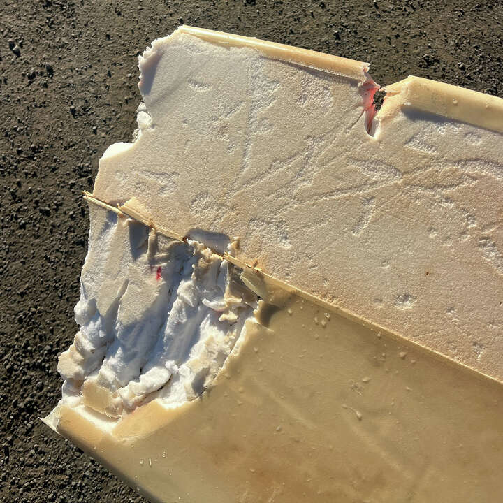 ‘Latched on’: surfer injured, board broken in Calif. shark attack