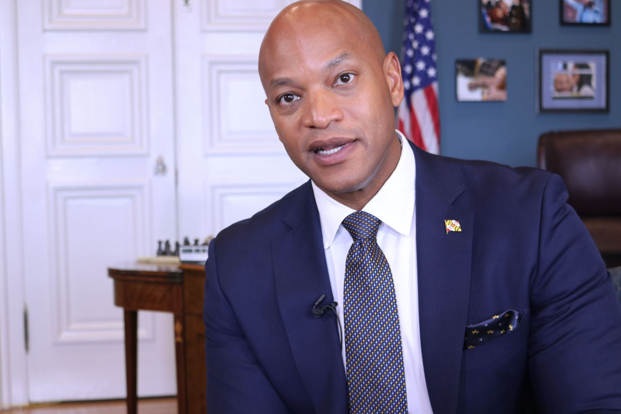 Maryland Democratic Gov. Wes Moore pushes the case for redrawing the ...