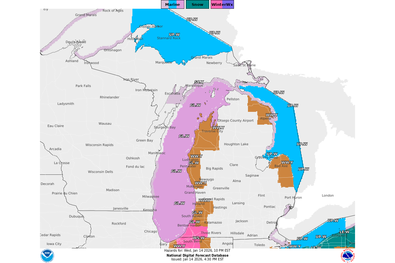 Lake-effect snow to hit Michigan Thumb; advisories in effect