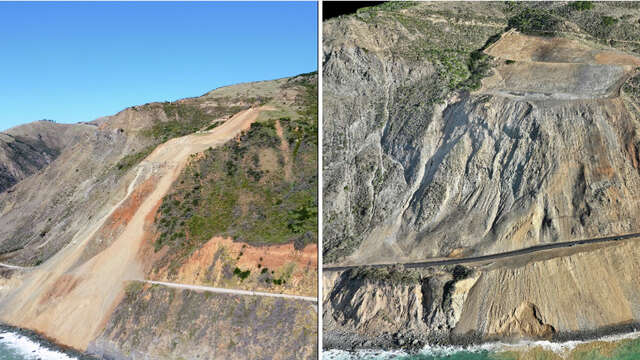 Monterey Co.: Update: Highway 1 Reopens In Big Sur After 2024 Landslide