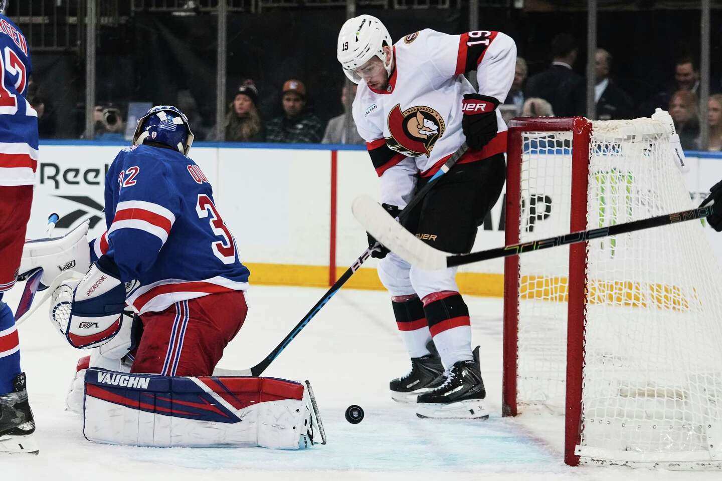 Brady Tkachuk scores his 200th goal as the Senators beat the Rangers 8-4