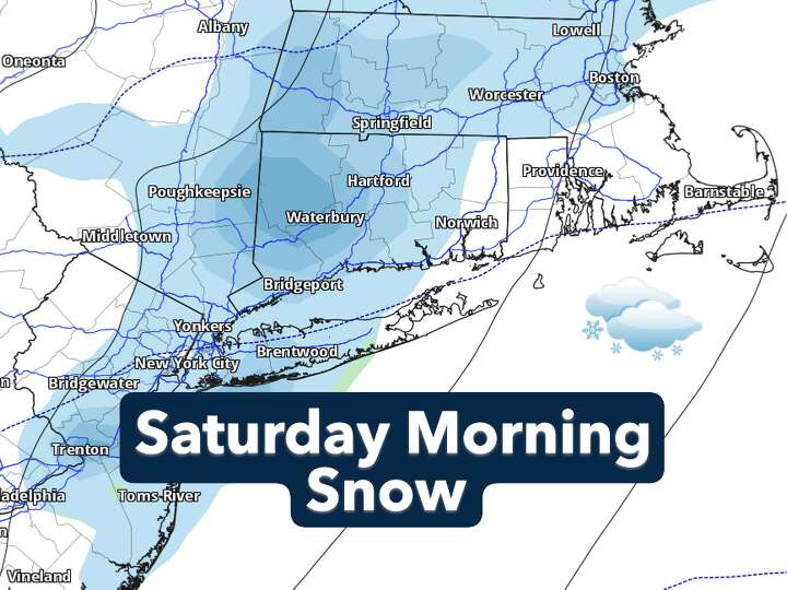Two snow chances in CT this weekend. Here's the latest data