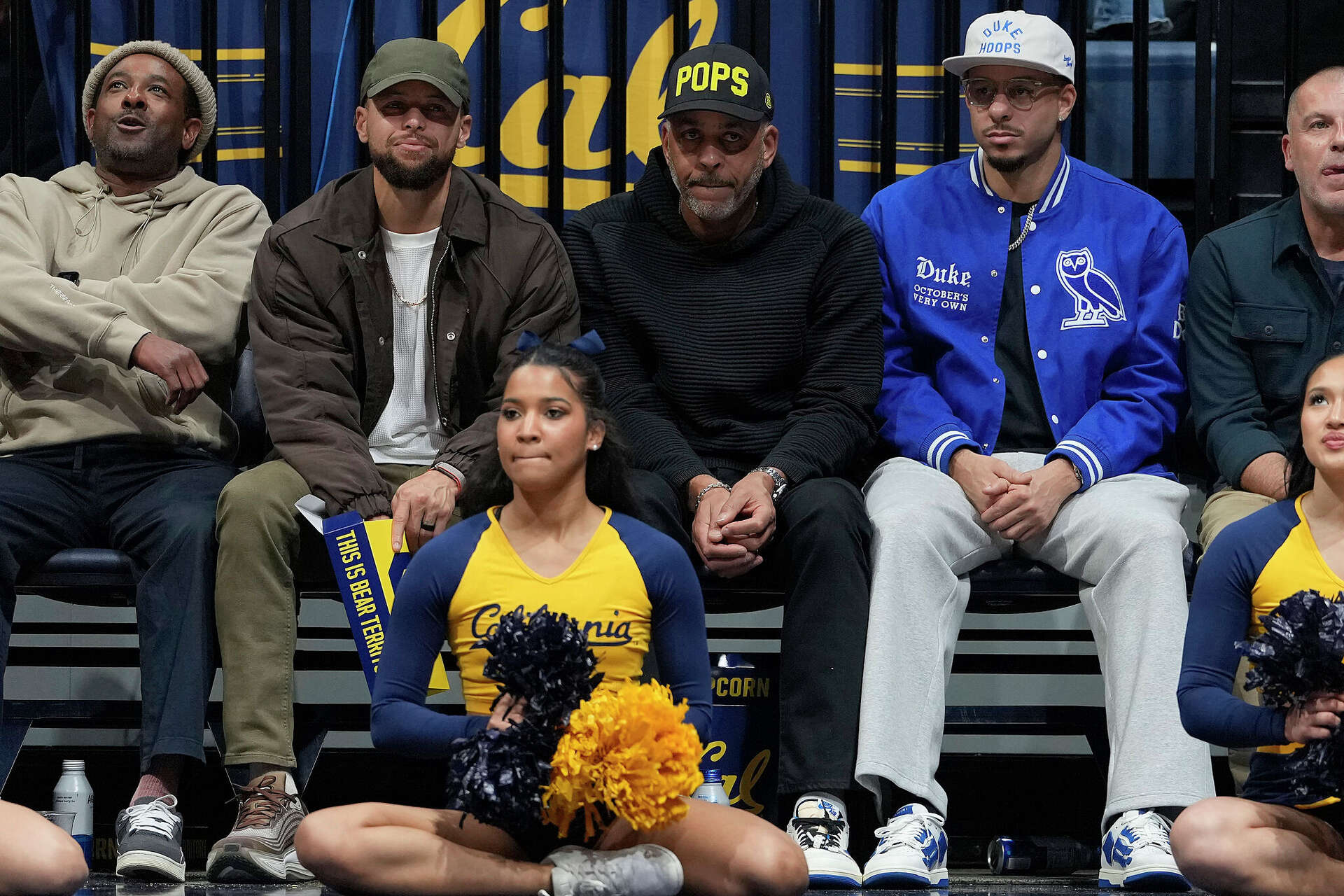 Steph Curry leads big celebrity presence at Cal-Duke basketball game