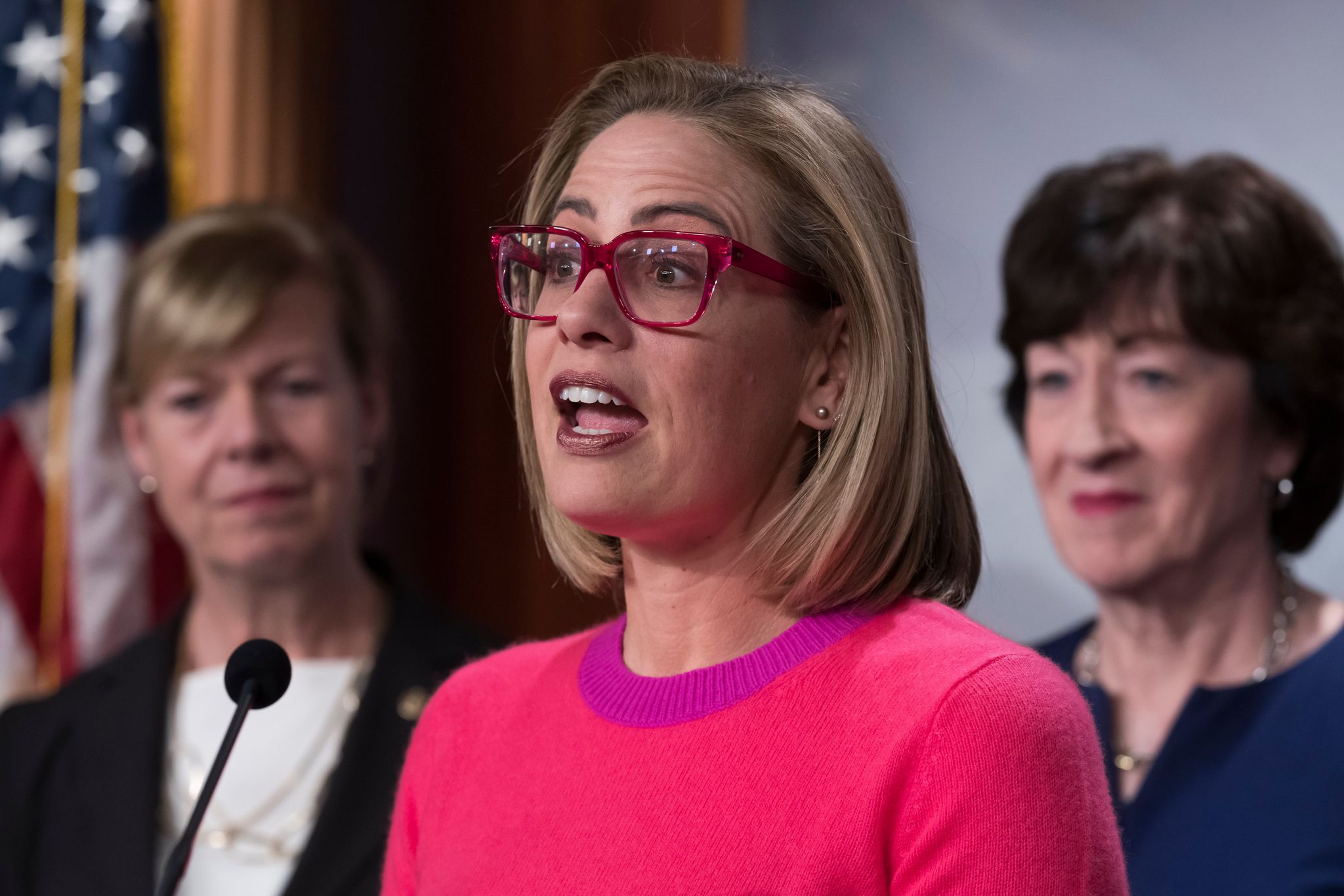 Ex-Sen. Kyrsten Sinema sued for allegedly breaking up bodyguard's marriage