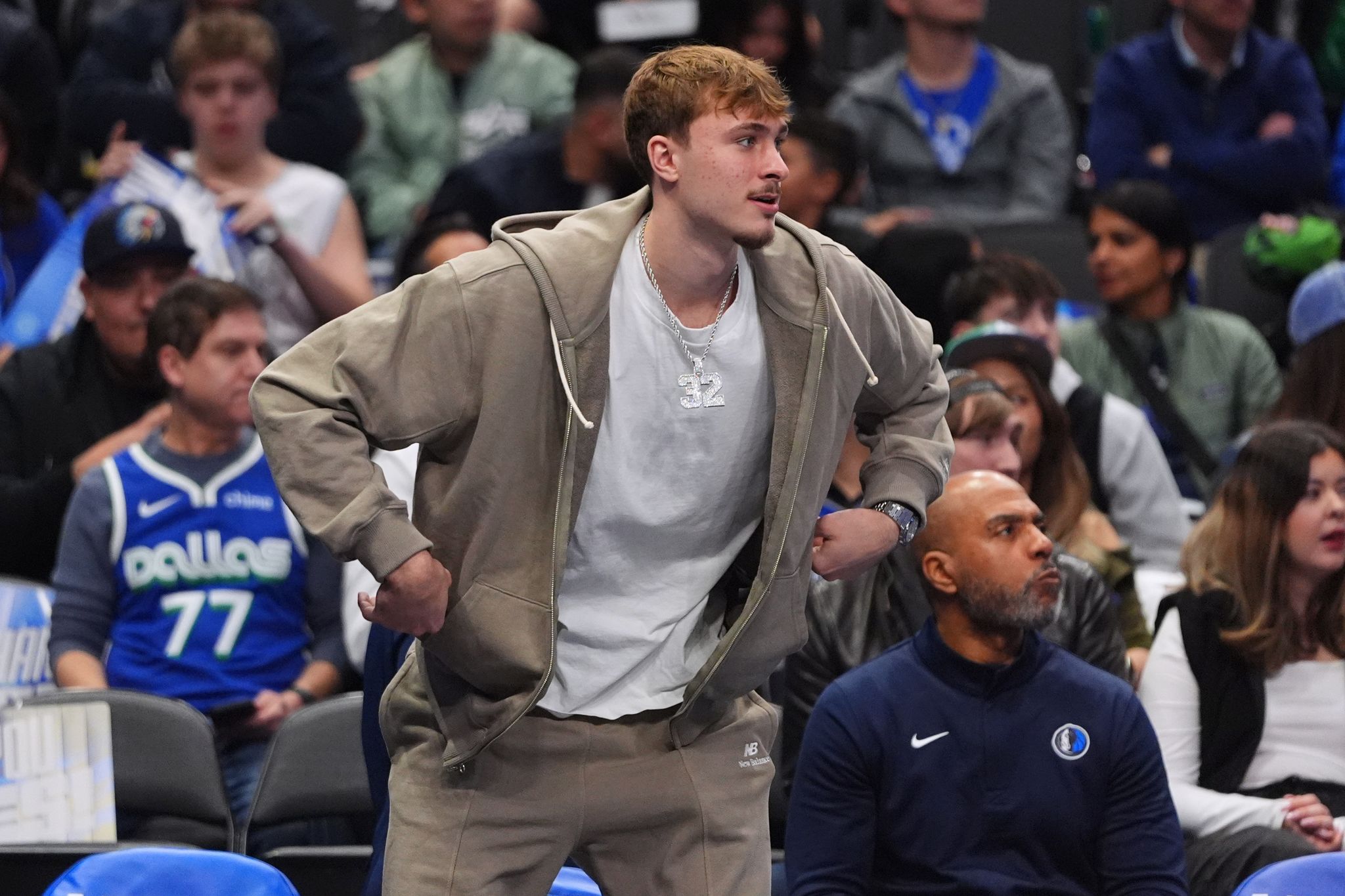 Mavericks rookie star Cooper Flagg out against Jazz because of ankle injury