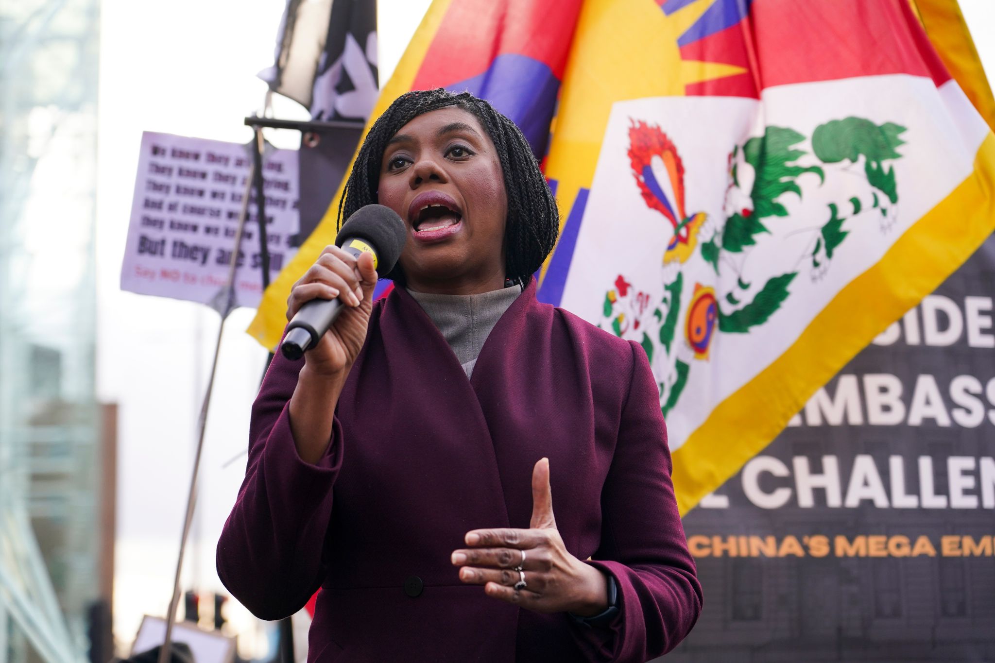 Opponents protest against China's planned UK 'mega embassy' as decision ...